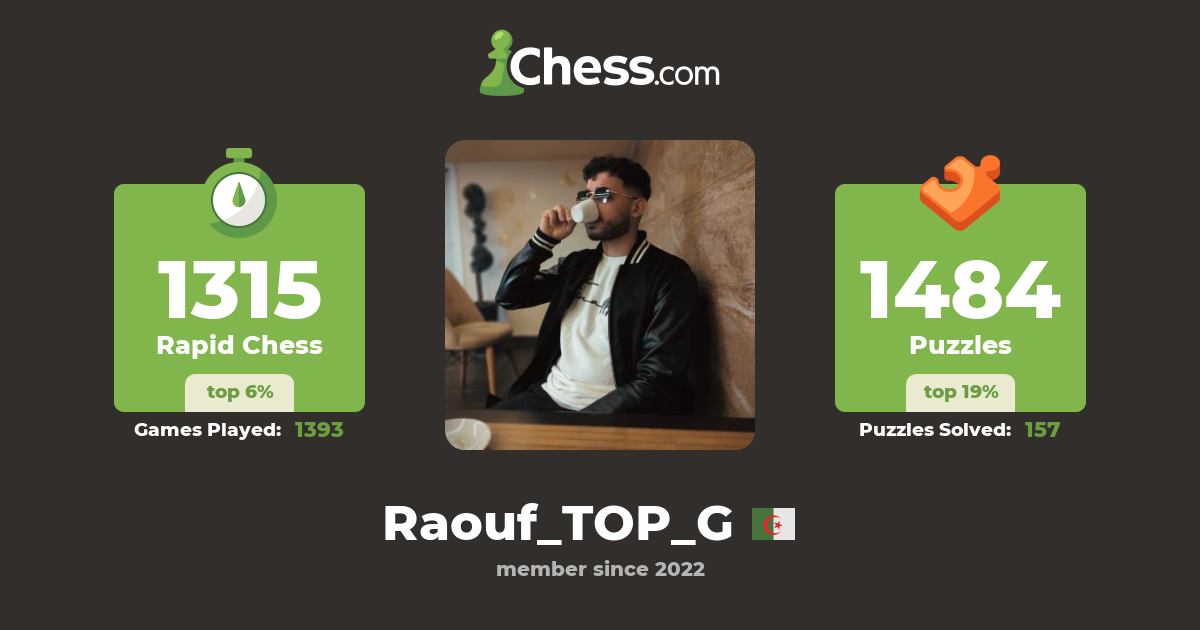 Raouf_TOP_G - Chess Profile - Chess.com