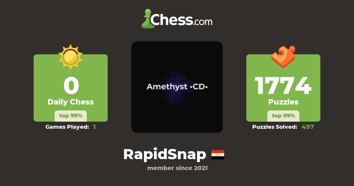 Snap Chess (RapidSnap) - Chess Profile - Chess.com