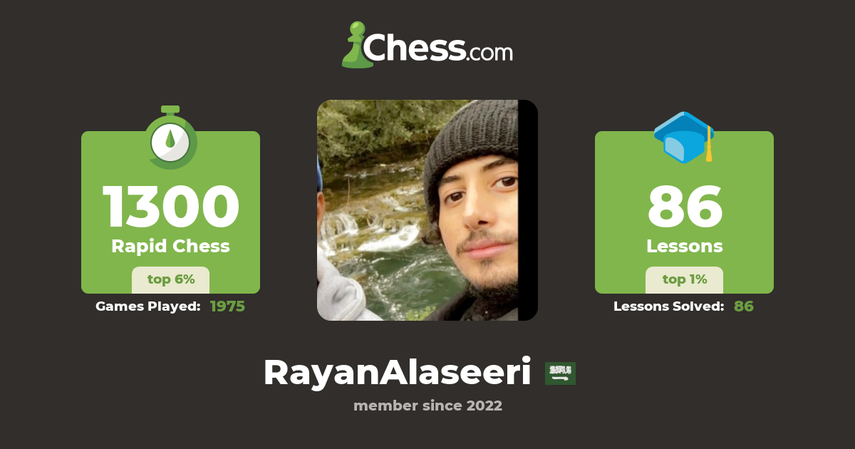 Rayan Alaseeri (RayanAlaseeri) - Chess Profile - Chess.com