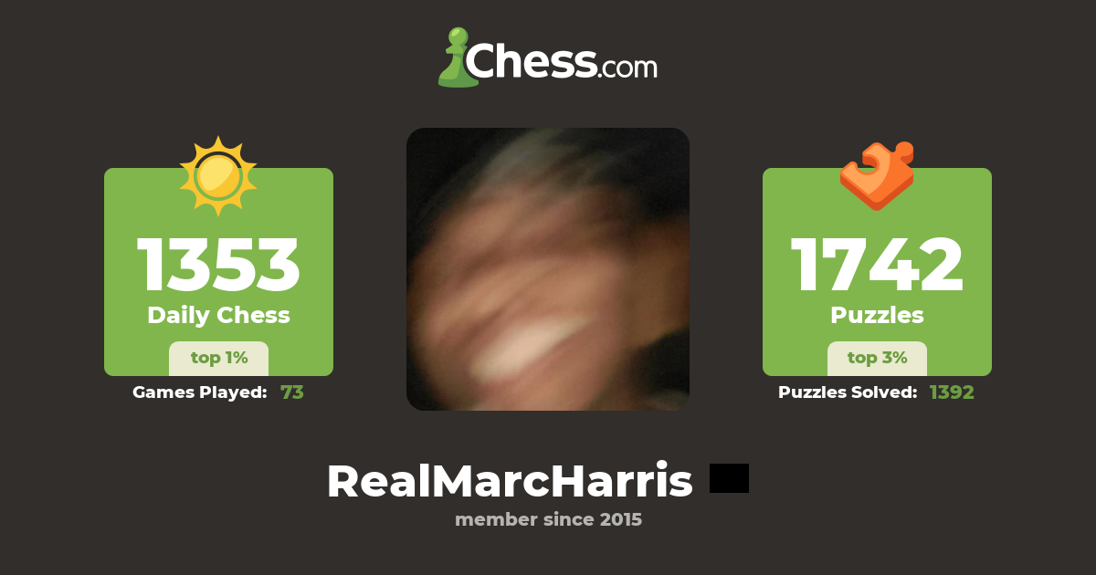 Marcus Harris (RealMarcHarris) - Chess Profile - Chess.com