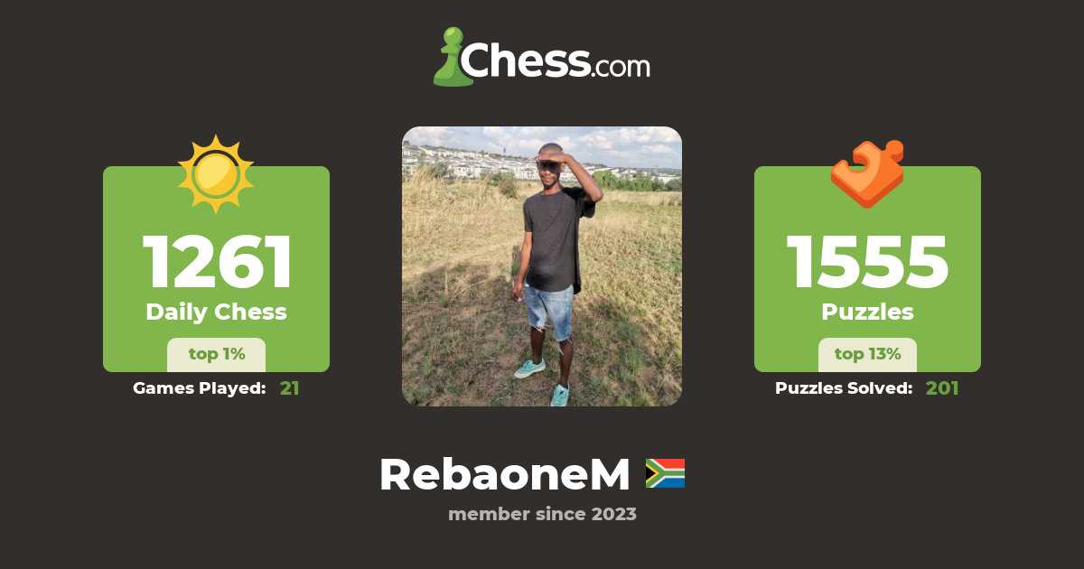 Rebaone Monnahela (RebaoneM) - Chess Profile - Chess.com