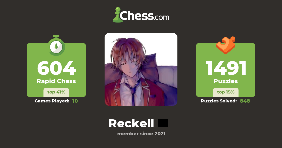 Devon Blevins (Reckell) - Chess Profile - Chess.com