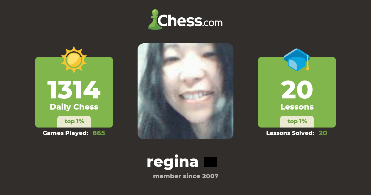 regina (regina) - Chess Profile - Chess.com