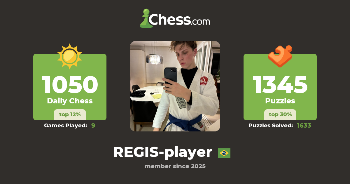 Bernardo Maia (REGIS-player) - Chess Profile - Chess.com