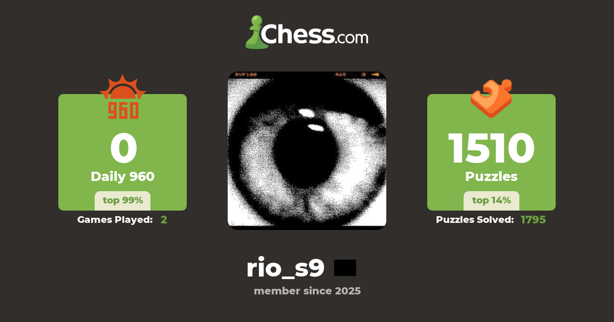Rio/شاكرينة🦢 (rio_s9) - Chess Profile - Chess.com