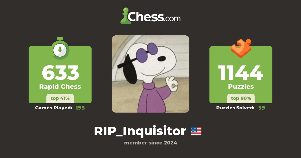 Exotic YT (RIP_Inquisitor) - Chess Profile - Chess.com