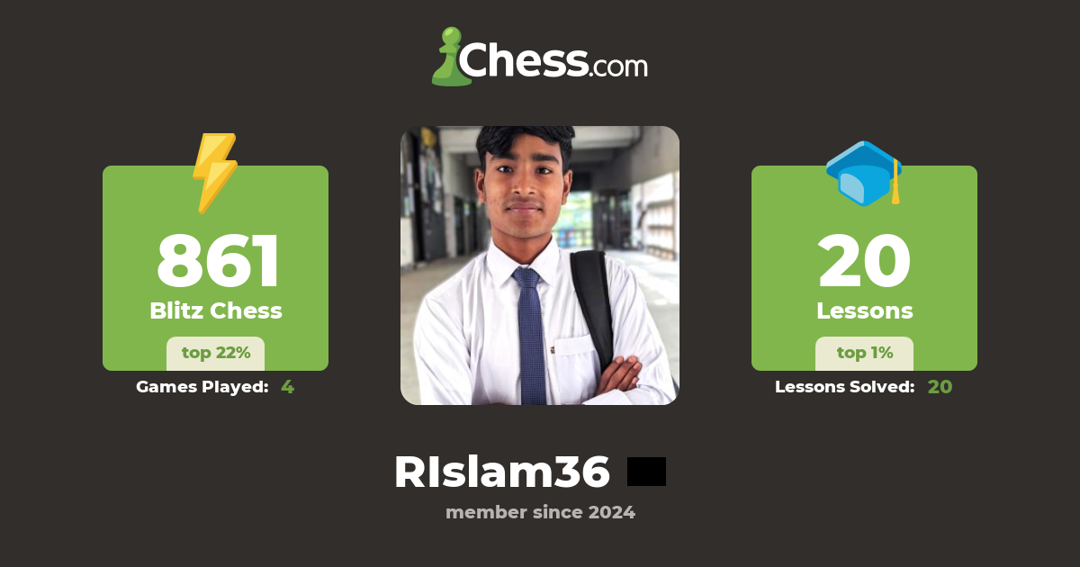 Rimon Islam (RIslam36) - Chess Profile - Chess.com