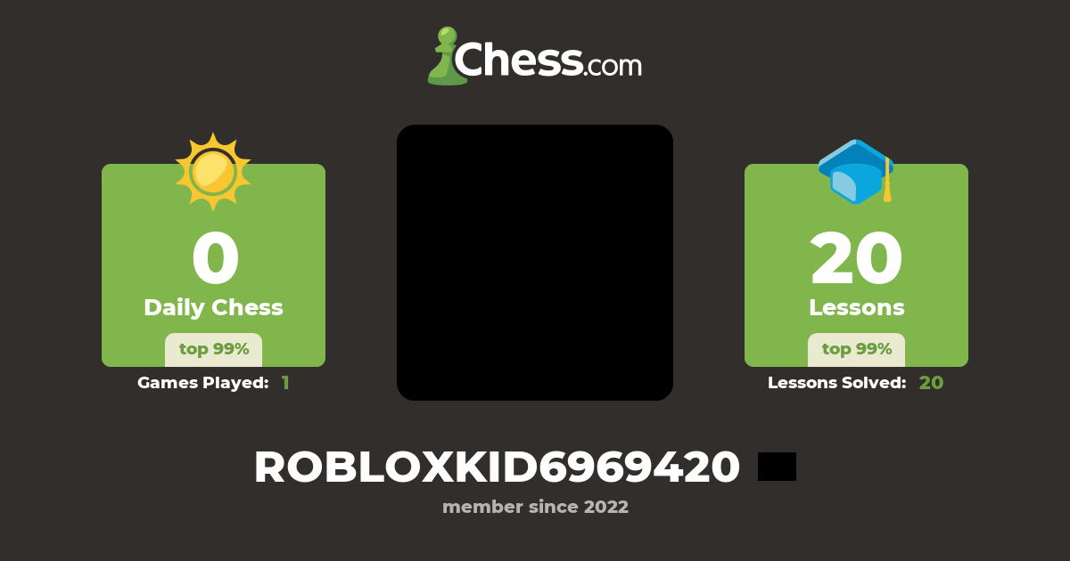 TRAVIS OCONNELL (Student) (ROBLOXKID6969420) - Chess Profile - Chess.com