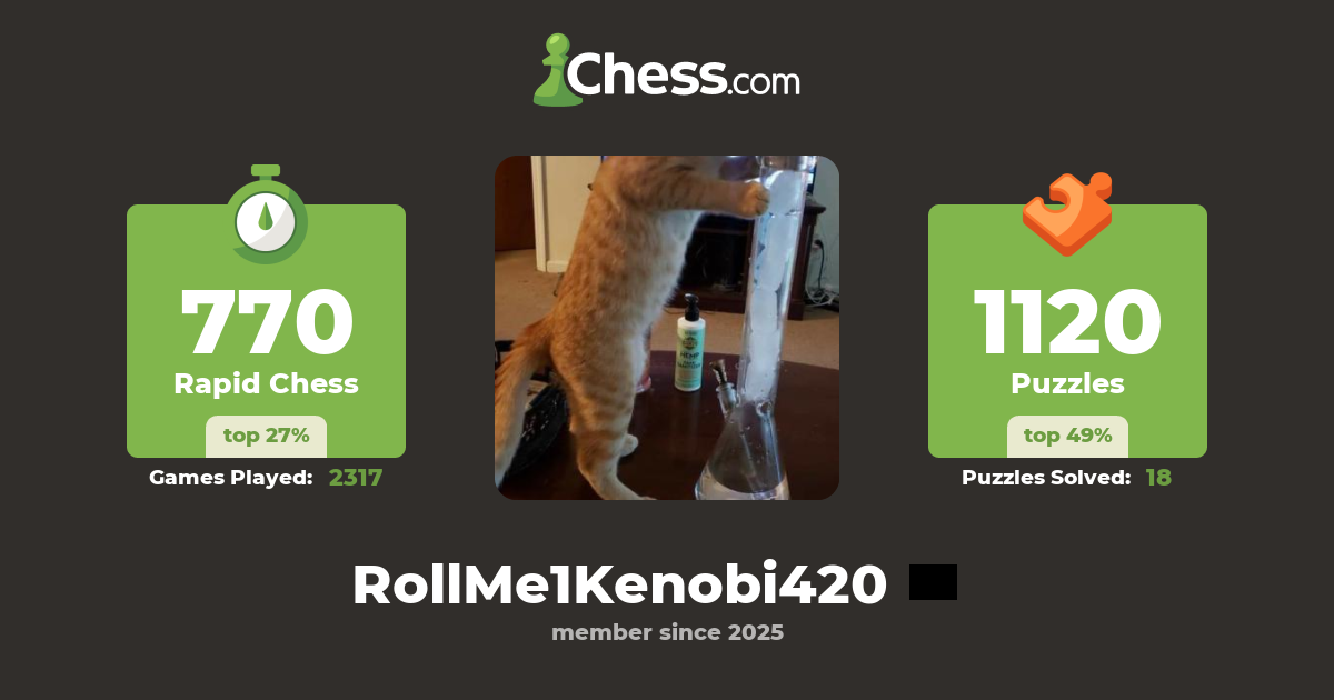 Ethan Correa (RollMe1Kenobi420) - Chess Profile - Chess.com