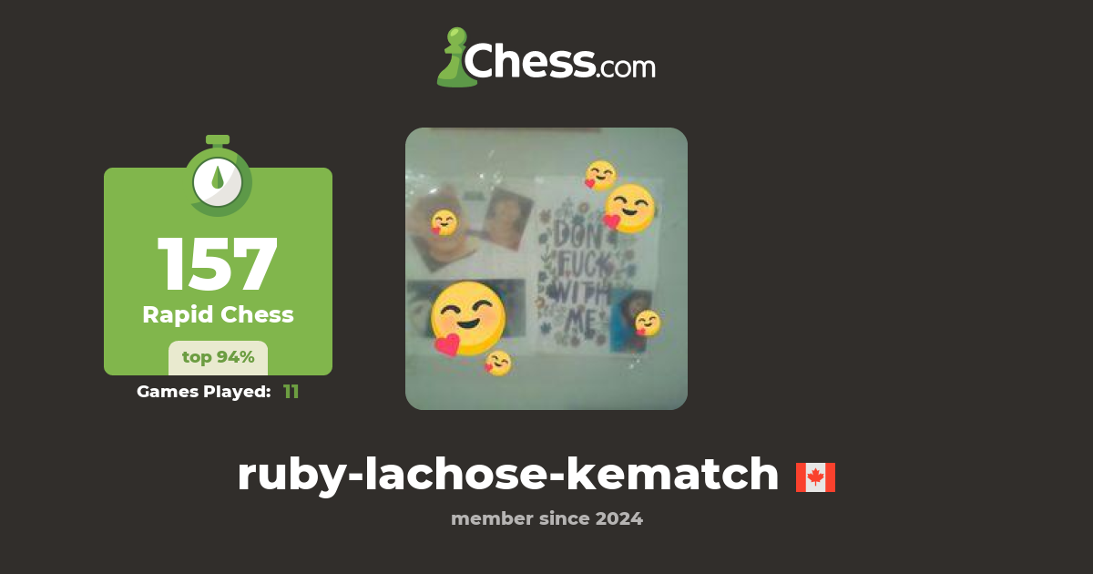 Ruby Lachose (ruby-lachose-kematch) - Chess Profile - Chess.com