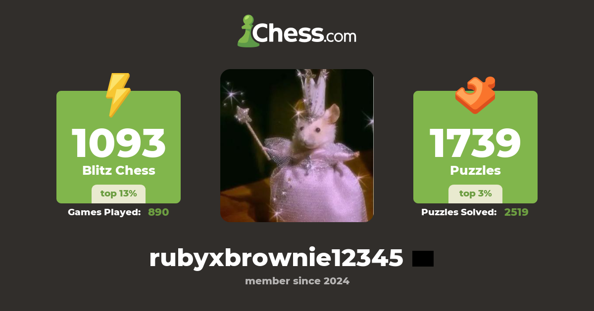rubyxbrownie12345 - Chess Profile - Chess.com