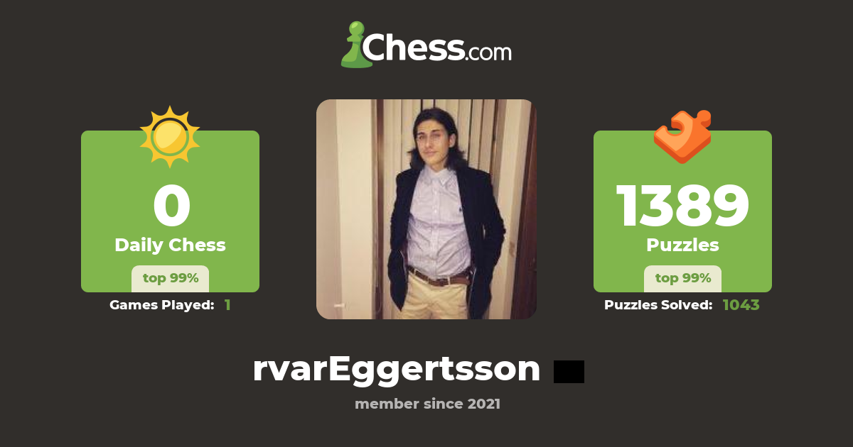 Örvar Eggertsson (rvarEggertsson) - Chess Profile - Chess.com