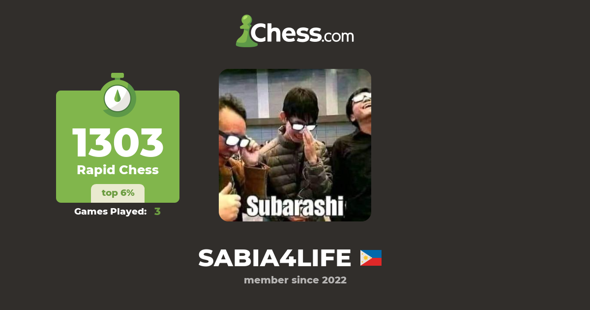 Discord Bot (SABIA4LIFE) - Chess Profile - Chess.com