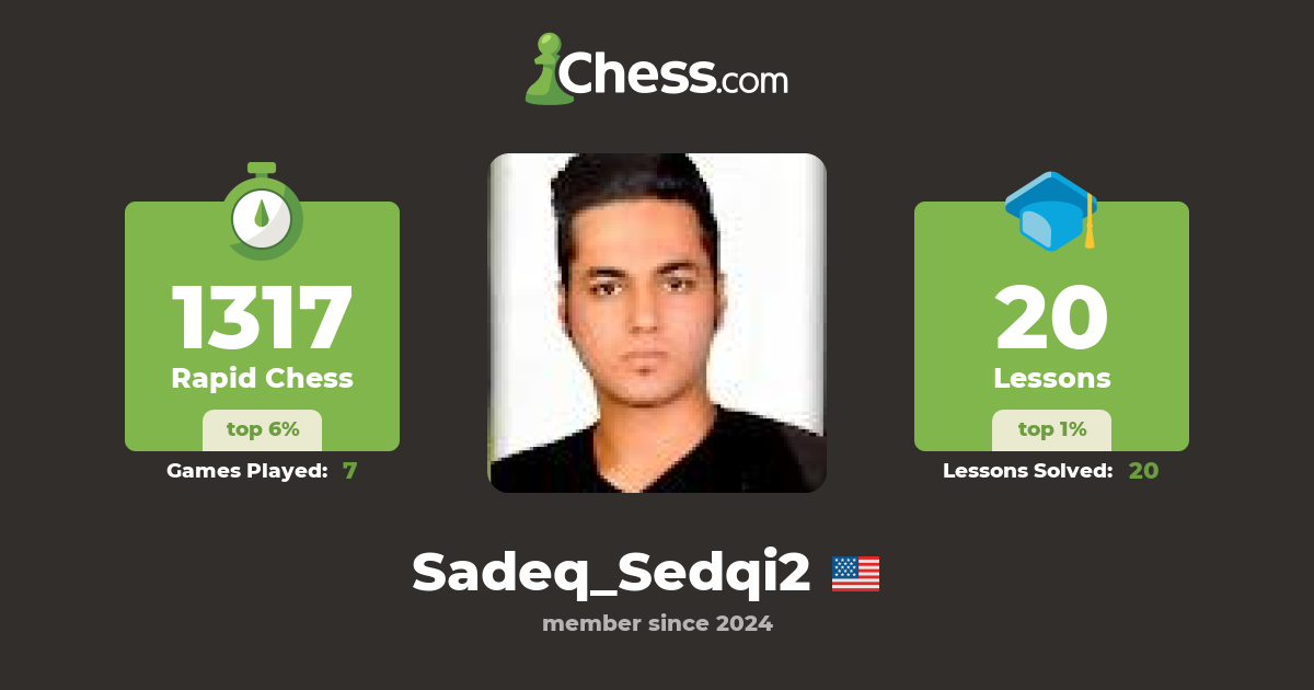 Sadeq Sadeq (Sadeq_Sedqi2) - Chess Profile - Chess.com
