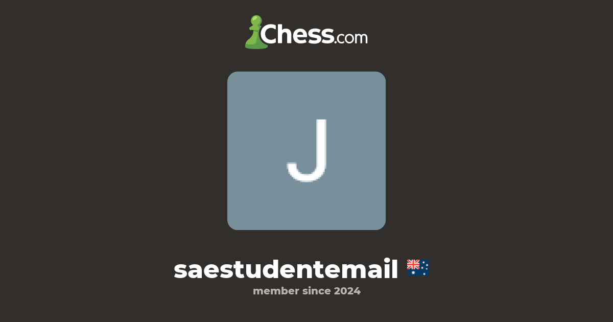 Joshua Ren Xuen Ting (saestudentemail) - Chess Profile - Chess.com