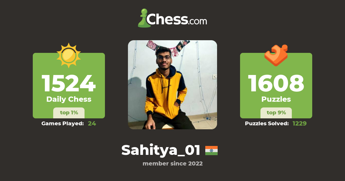 Sahitya Singh (Sahitya_01) - Chess Profile - Chess.com