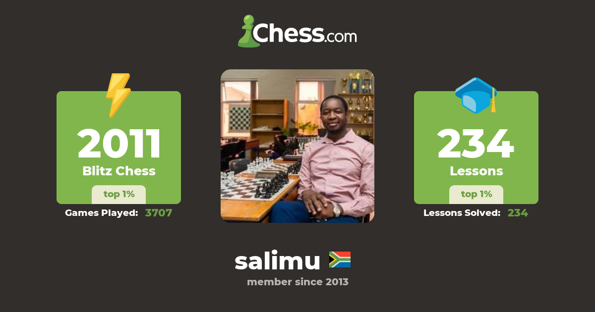 Reuben Salimu (salimu) - Chess Profile - Chess.com