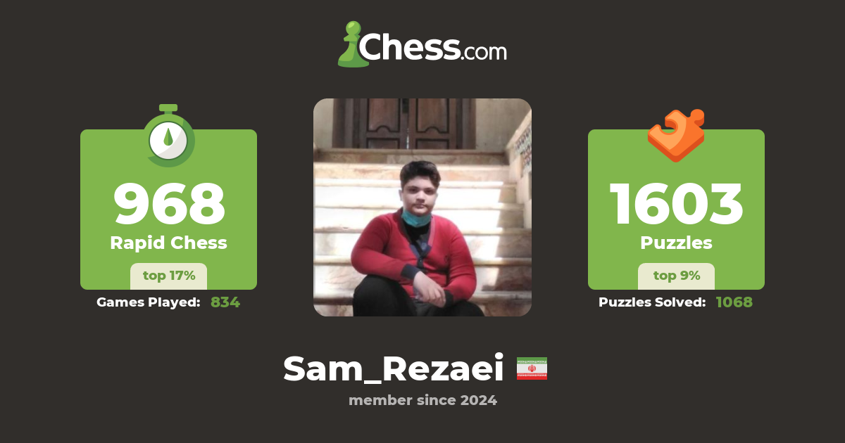 sam rezaei (Sam_Rezaei) - Chess Profile - Chess.com