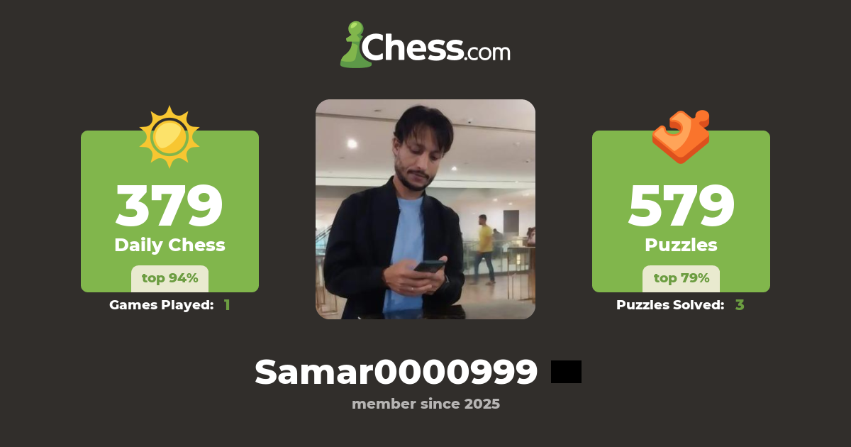 Samar0000999 - Chess Profile - Chess.com