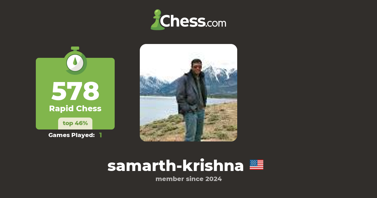 Krishna Prasad (samarth-krishna) - Chess Profile - Chess.com