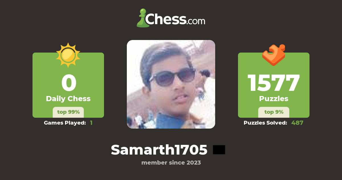 SAMARTH KUMAR (Samarth1705) - Chess Profile - Chess.com