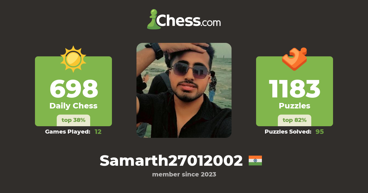 samarth saini (Samarth27012002) - Chess Profile - Chess.com