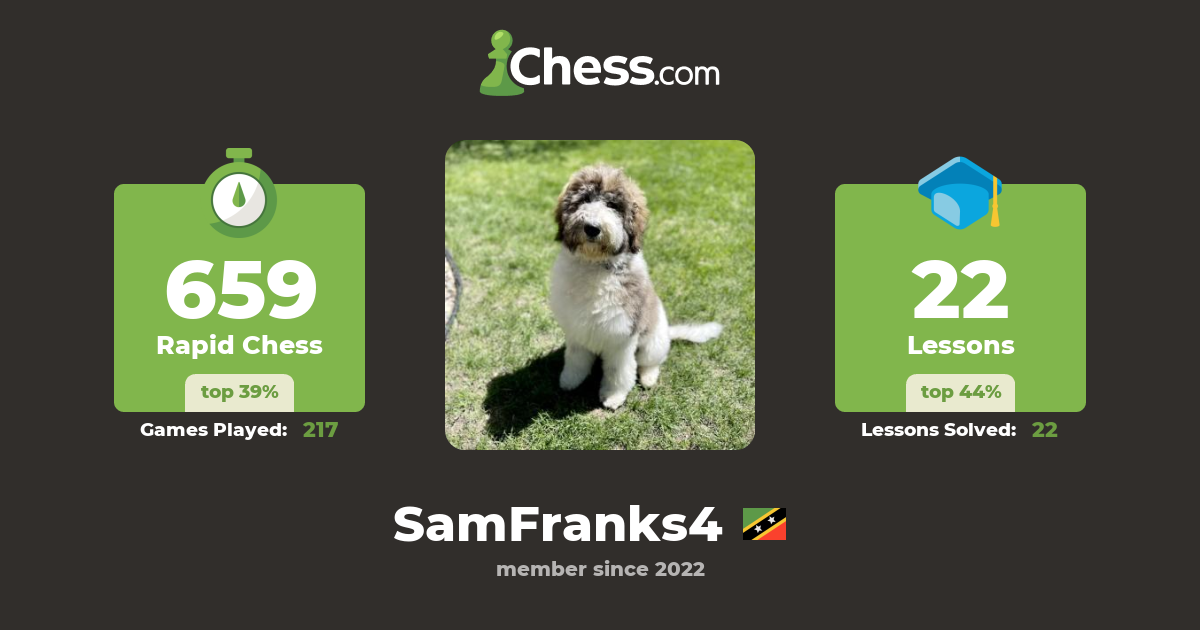 Sam Franks (SamFranks4) - Chess Profile - Chess.com