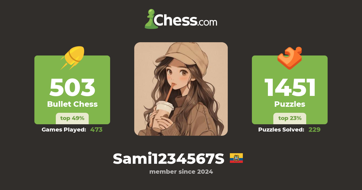 Samantha (Sami1234567S) - Chess Profile - Chess.com