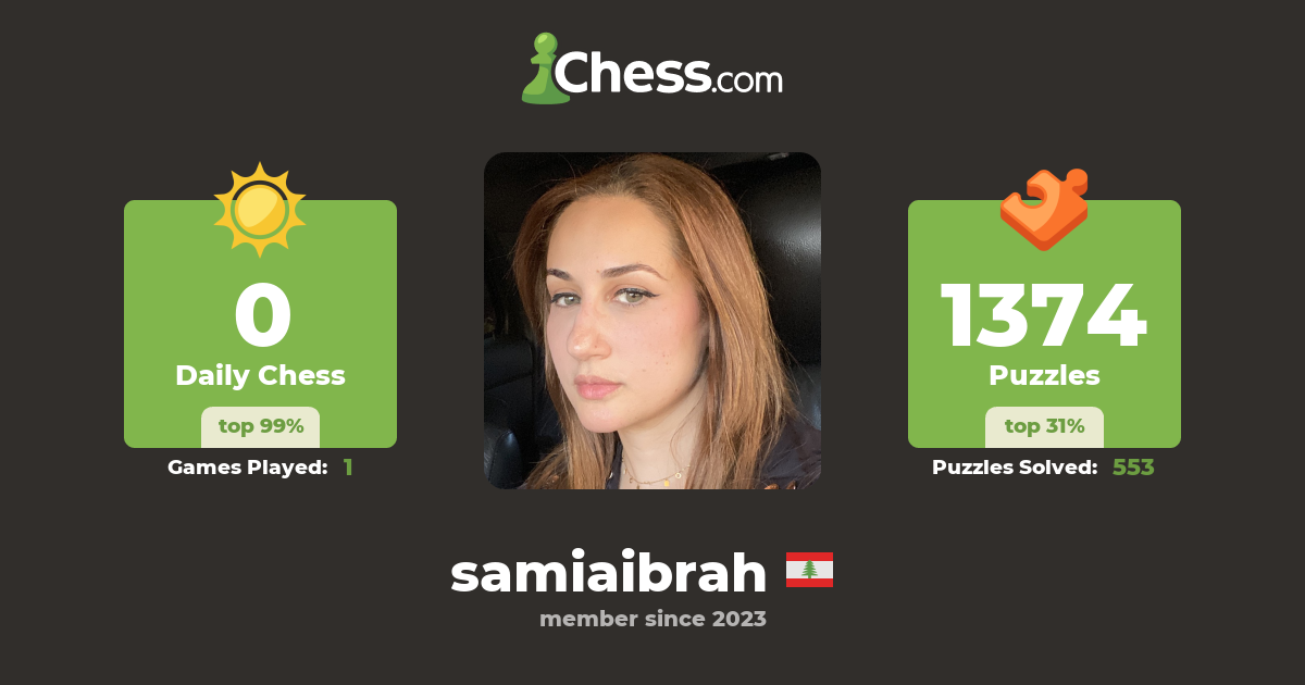 samiaibrah - Chess Profile - Chess.com