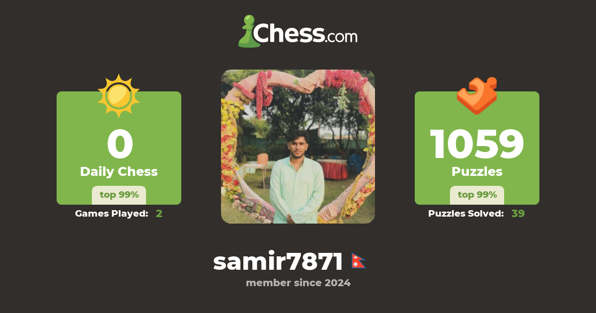 sameer poudel (samir7871) - Chess Profile - Chess.com
