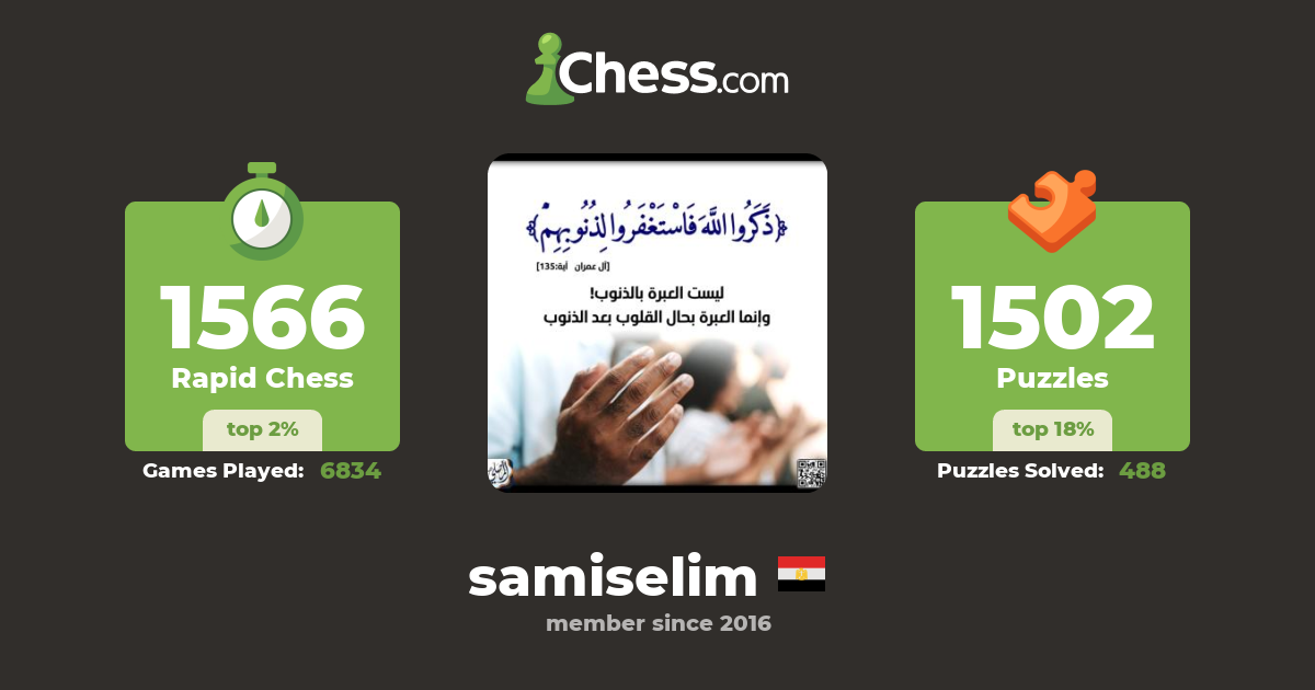 Sami Selim (samiselim) - Chess Profile - Chess.com