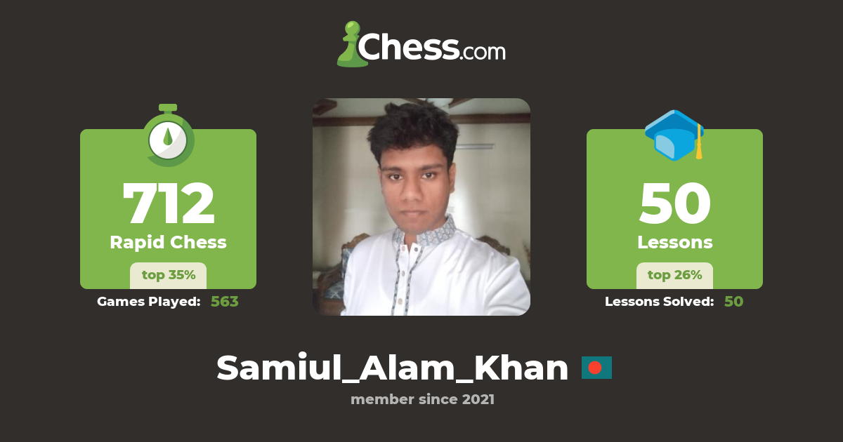 Md Samiul Alam Khan (Samiul_Alam_Khan) - Chess Profile - Chess.com