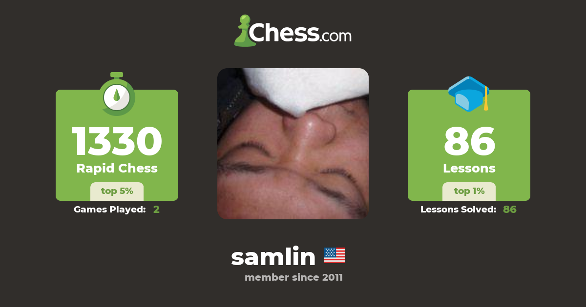 Sam Lin (samlin) - Chess Profile - Chess.com
