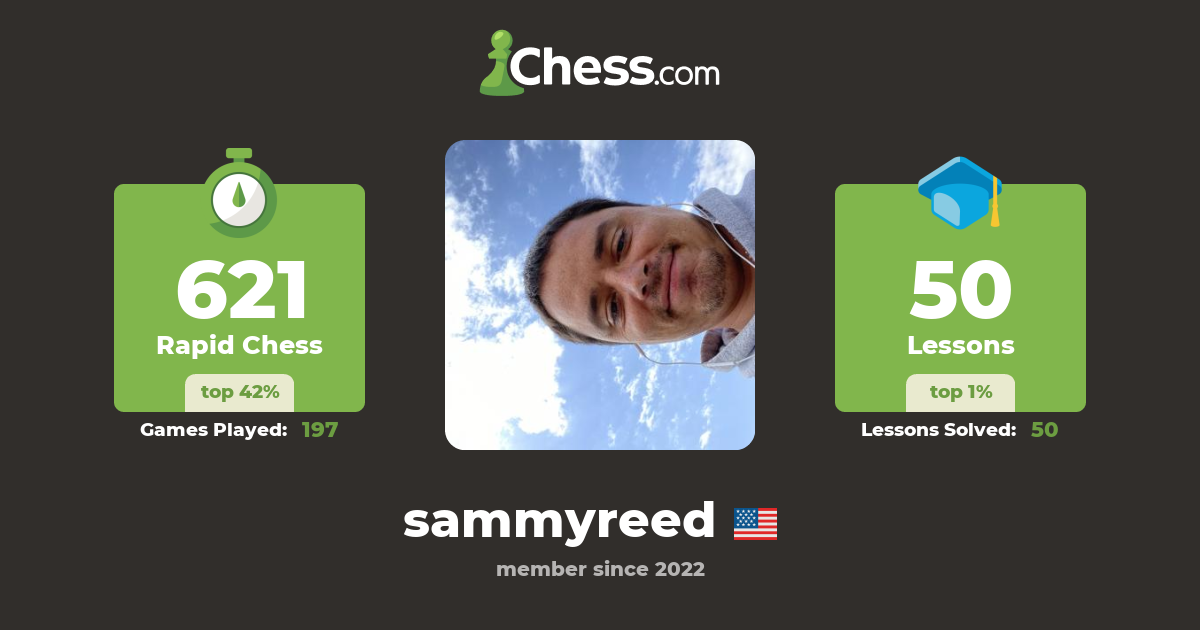 Sammy Reed (sammyreed) - Chess Profile - Chess.com