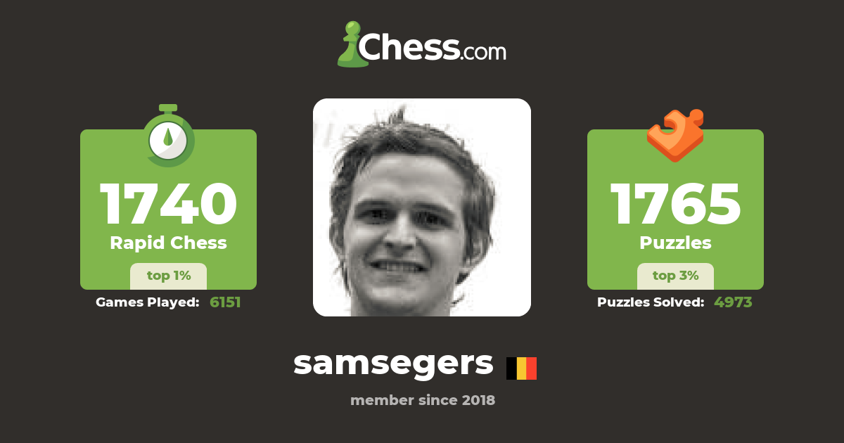 Sam Segers (samsegers) - Chess Profile - Chess.com