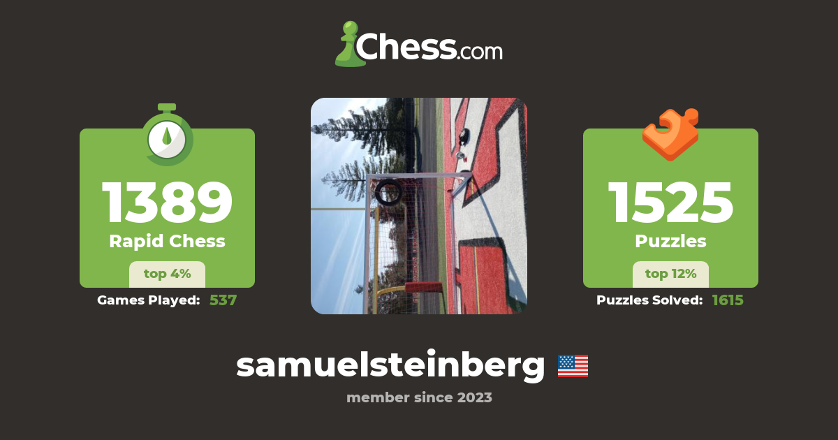 Samuel Steinberg (samuelsteinberg) - Chess Profile - Chess.com