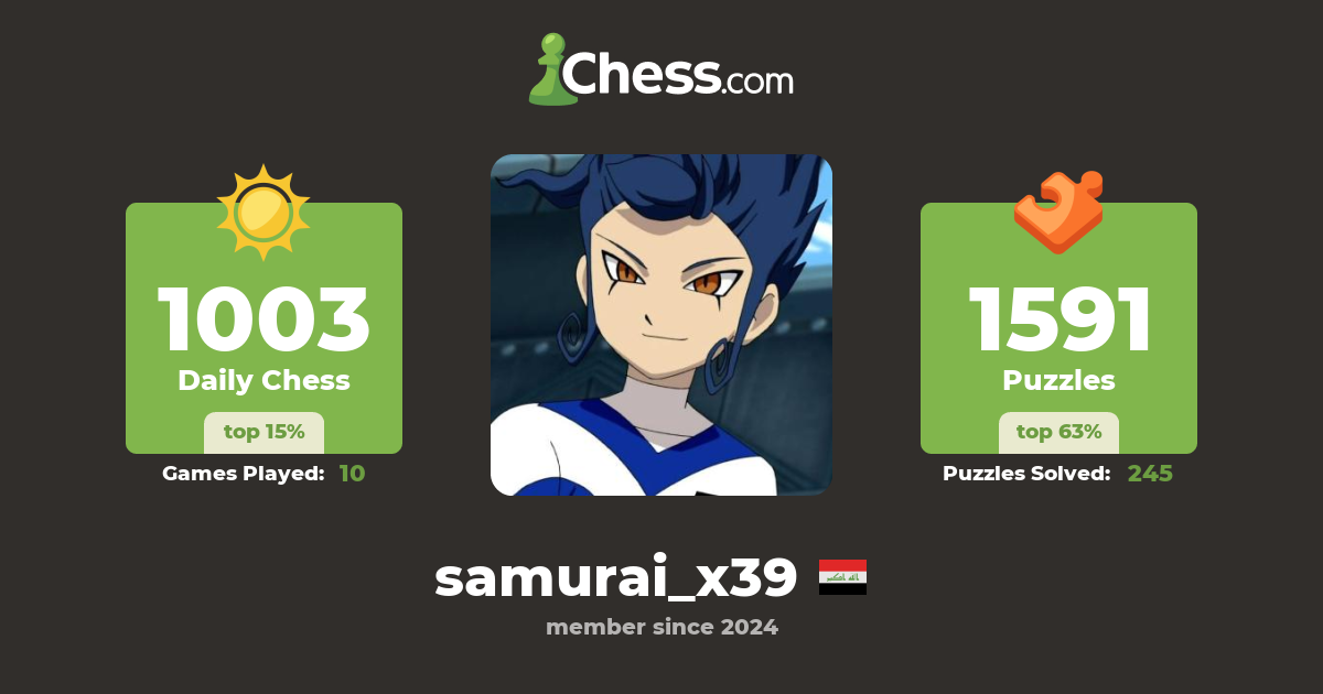 samurai_x39 - Chess Profile - Chess.com