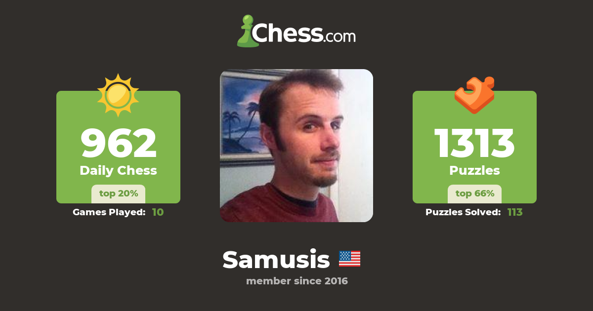 Sam Brownell (Samusis) - Chess Profile - Chess.com
