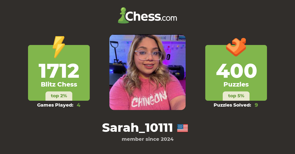 Lauren Sarah (Sarah_10111) - Chess Profile - Chess.com