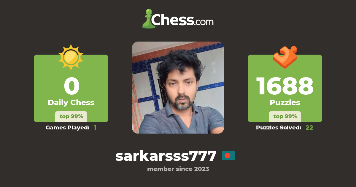 sumon sarkar (sarkarsss777) - Chess Profile - Chess.com