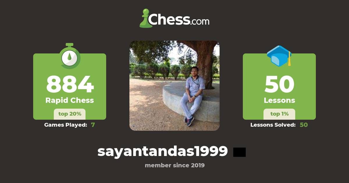 Sayantan Das (sayantandas1999) - Chess Profile - Chess.com