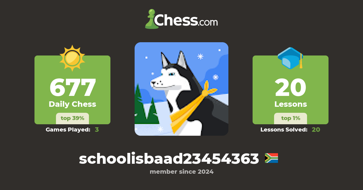 Jason Bosch (schoolisbaad23454363) - Chess Profile - Chess.com