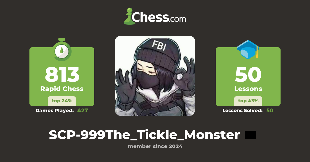 ĺ (SCP-999The_Tickle_Monster) - Chess Profile - Chess.com