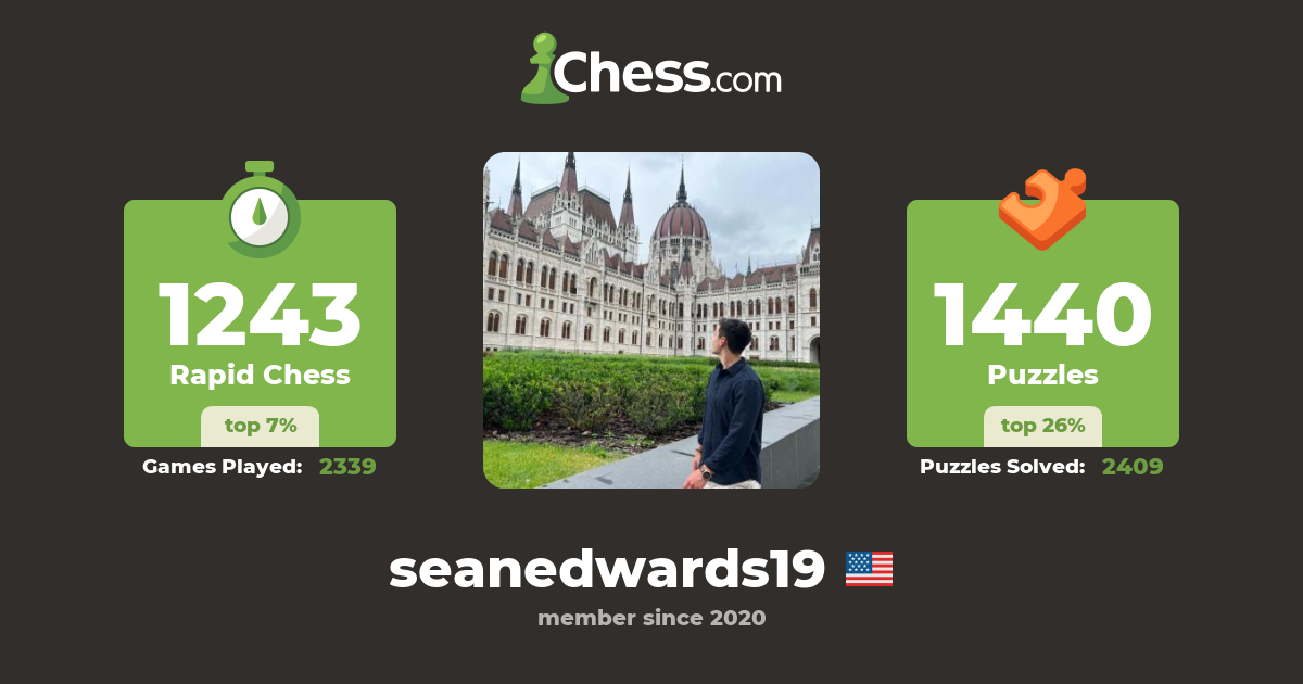 Sean Edwards (seanedwards19) - Chess Profile - Chess.com