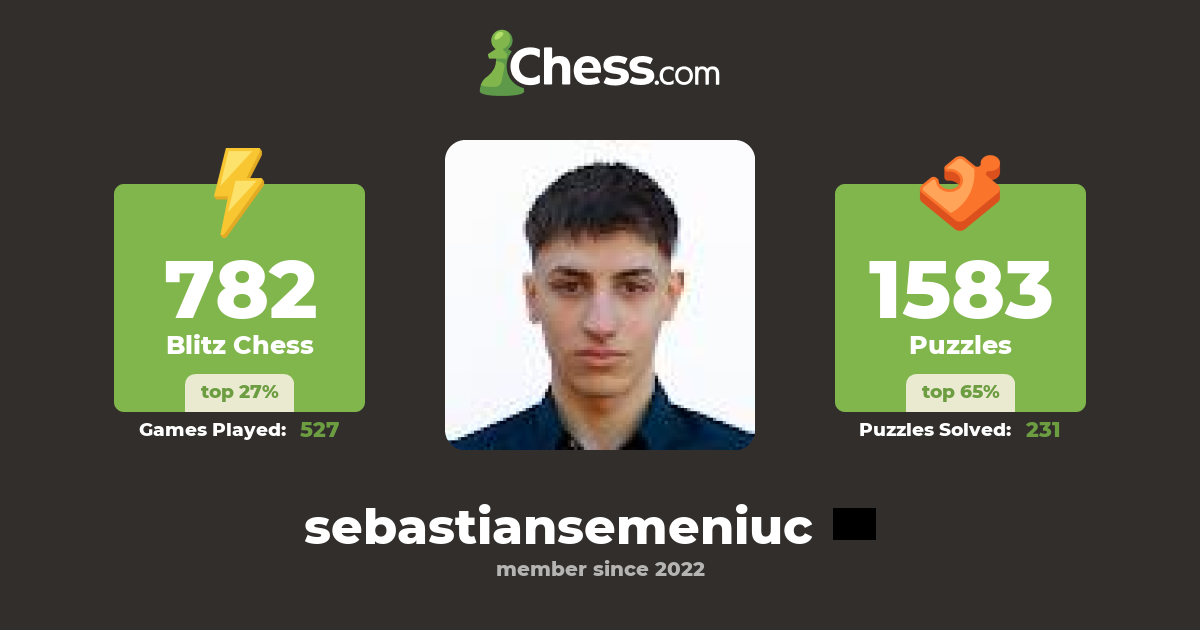 Sebastian Semeniuc (sebastiansemeniuc) - Chess Profile - Chess.com