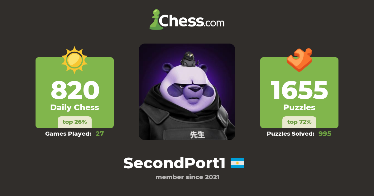 Second Port (SecondPort1) - Chess Profile - Chess.com