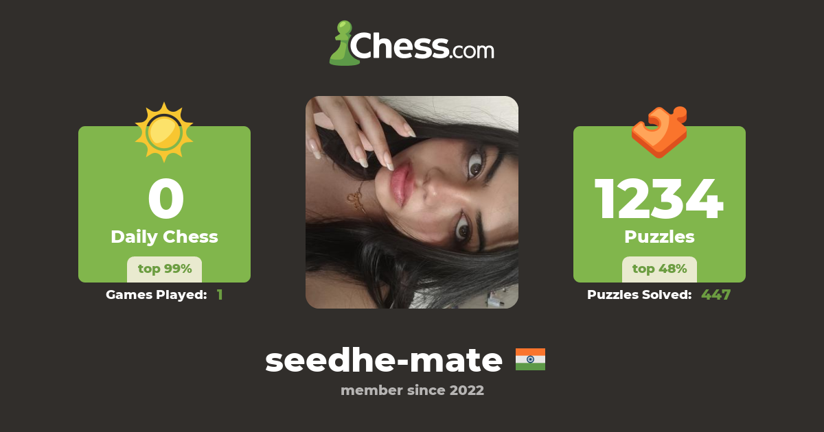seedhe-mate - Chess Profile - Chess.com