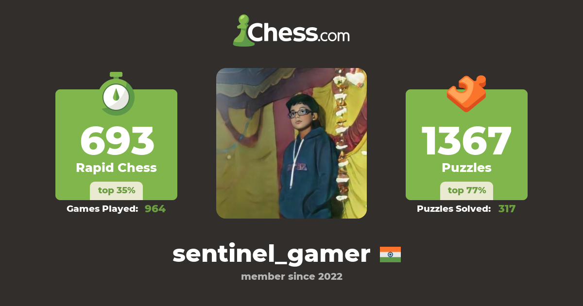 Soujatya The Emperor (sentinel_gamer) - Chess Profile - Chess.com