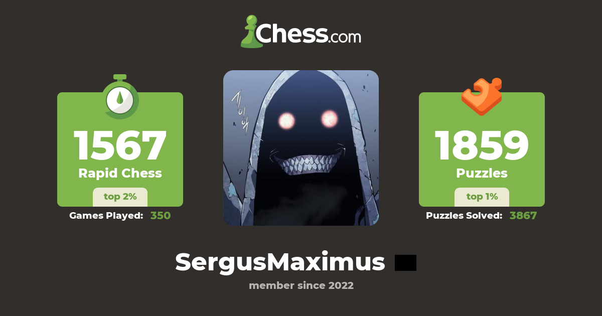 S L (SergusMaximus) - Chess Profile - Chess.com
