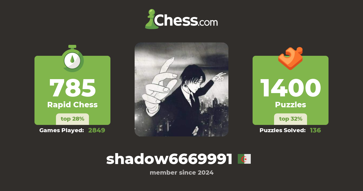 Shadow Legend (shadow6669991) - Chess Profile - Chess.com